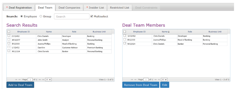 Matrix Deal Management Solution - Matrix-IFS